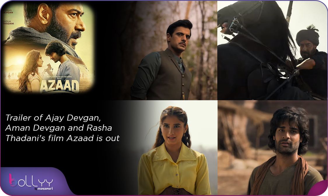 Trailer of Ajay Devgan, Aman Devgan and Rasha Thadani's film Azaad is out