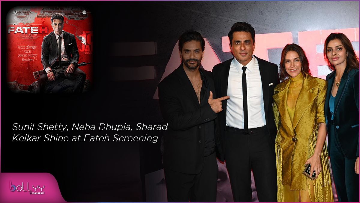 Sunil Shetty, Neha Dhupia, Sharad Kelkar Shine at Fateh Screening
