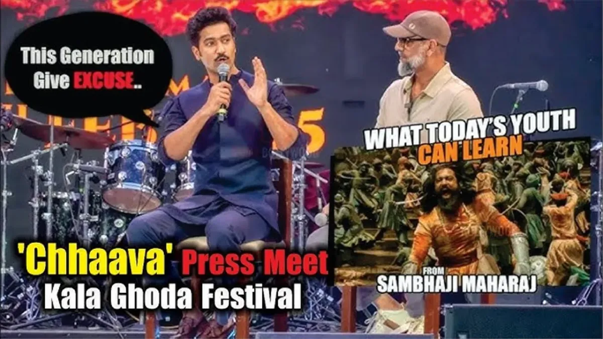 Vicky Kaushal and Laxman Utekar Promote ‘Chhaava’at Kala Ghoda Festival
