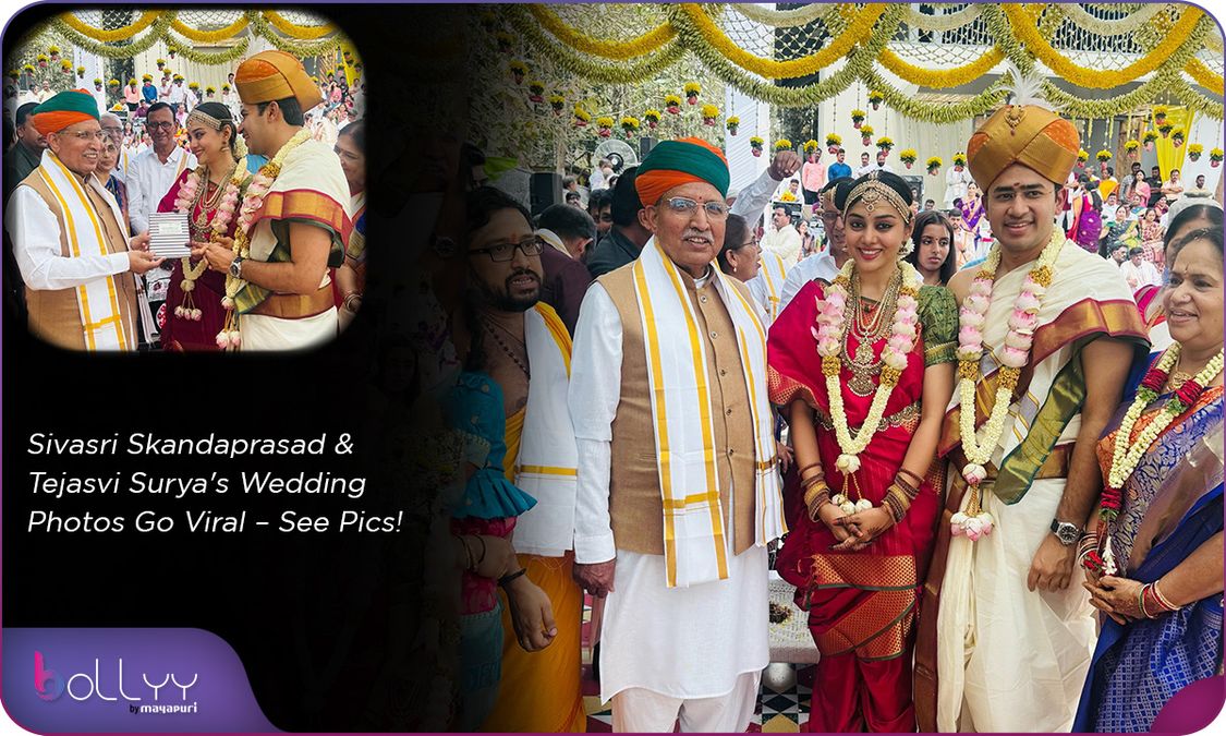 Sivasri Skandaprasad & Tejasvi Surya's Wedding Photos Go Viral – See Pics!