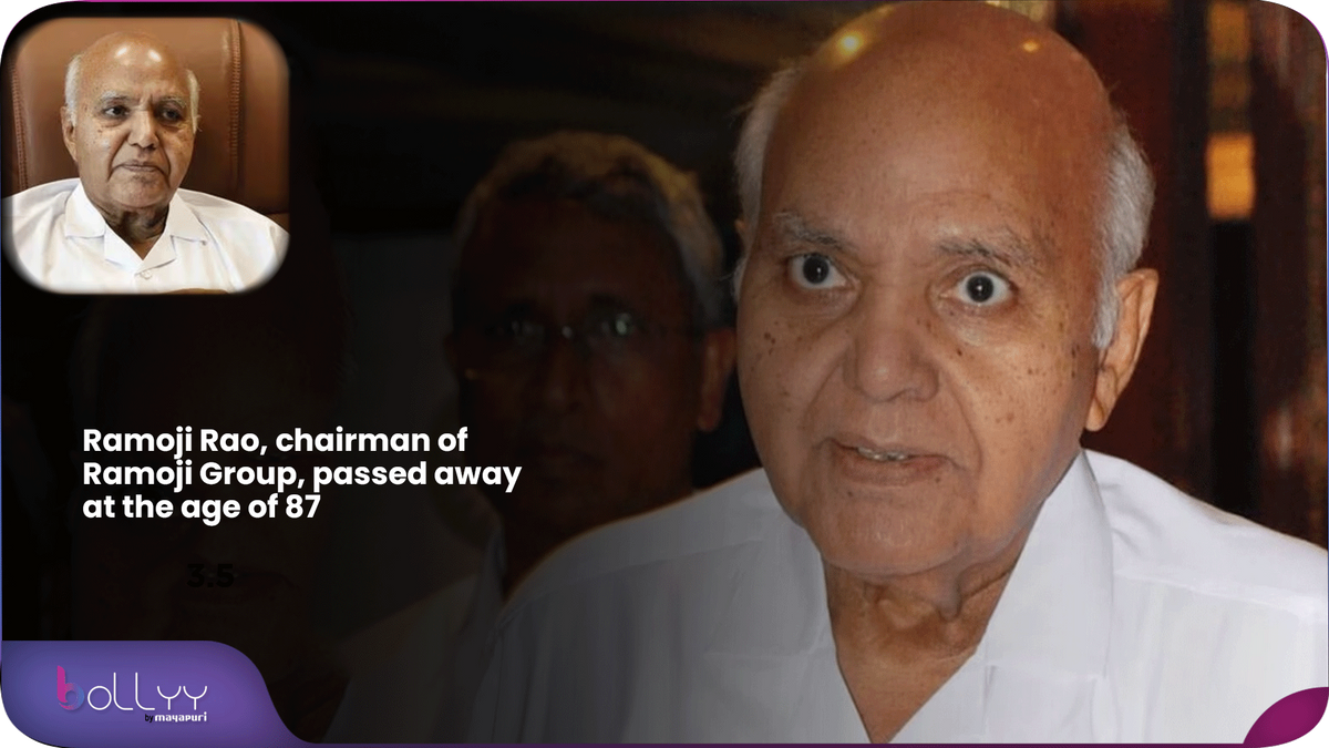 Ramoji Rao, chairman of Ramoji Group, passed away at the age of 87