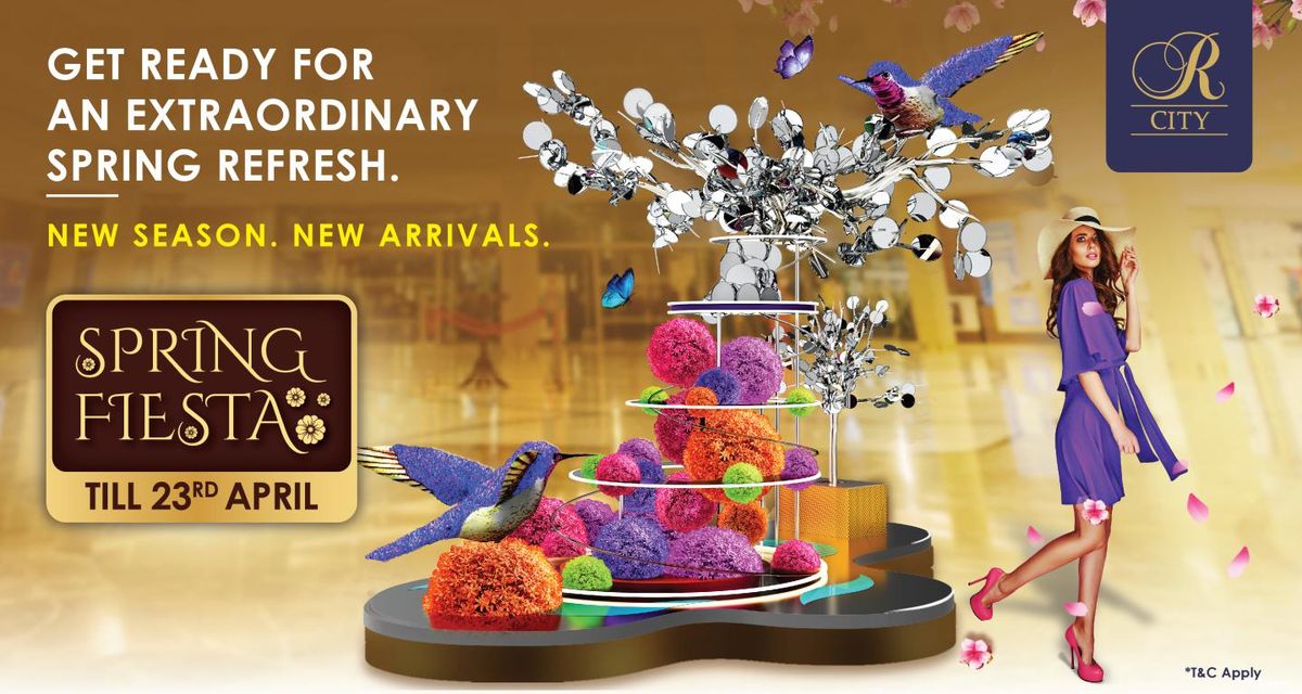 Walk into this incredible Spring season in style with R CITY‘s ‘Spring ...