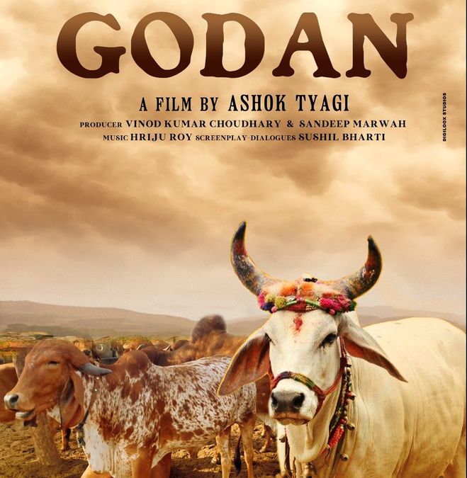 The auspicious time of Ashok Tyagi's film "Godan" was done at the hands ...