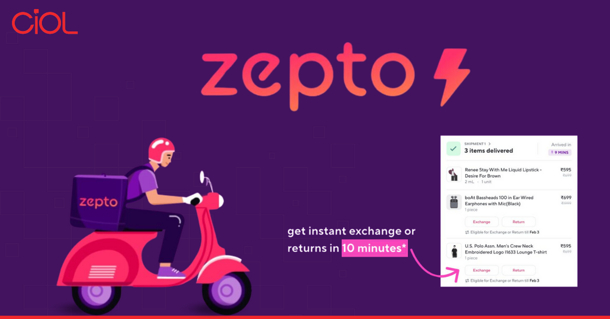 Zepto Introduces 10-Minute Returns & Exchange for Select Items