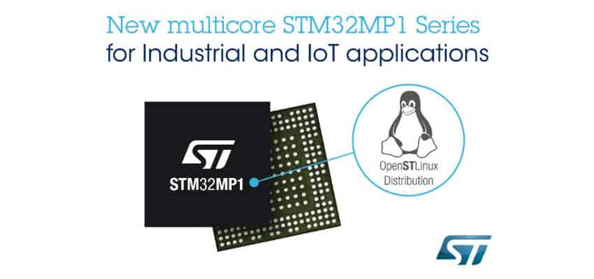 Stmicroelectronics Launches Stm32mp1 Microprocessor Series With Linux Distribution To Speed Iot
