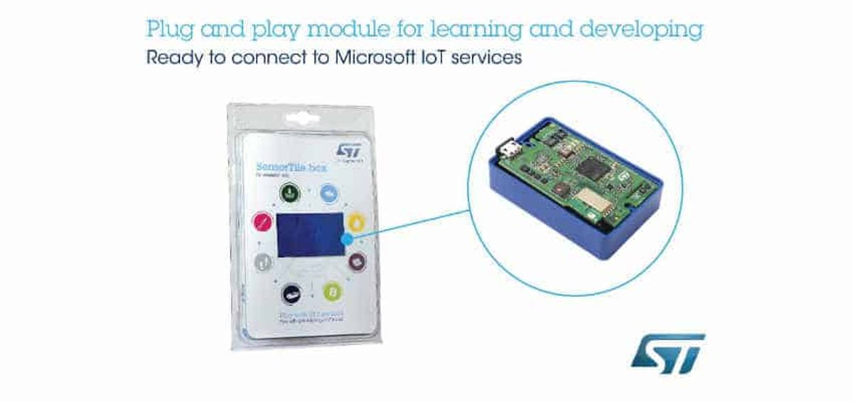 Stmicroelectronics Makes Iot Sensing Accessible With Iot Plug And Play Ready To Connect To