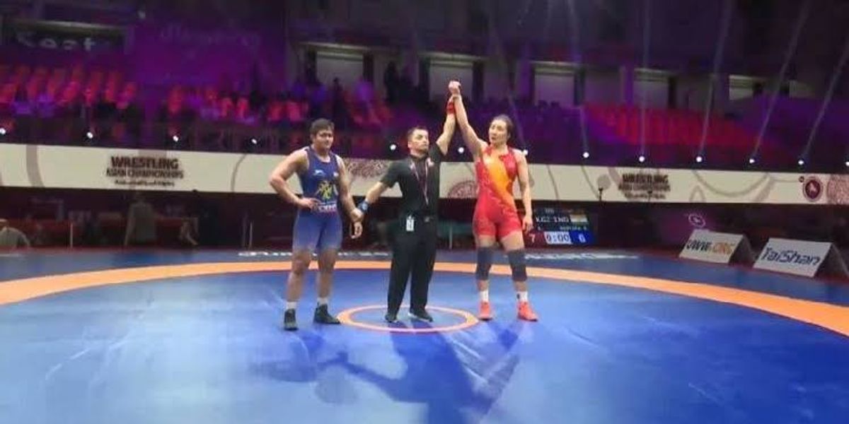India wins 1 silver, 2 bronze medals in wrestling at Senior Asian ...