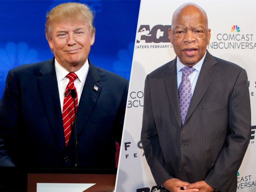 Trump attacks civil rights icon John Lewis, critics hit back