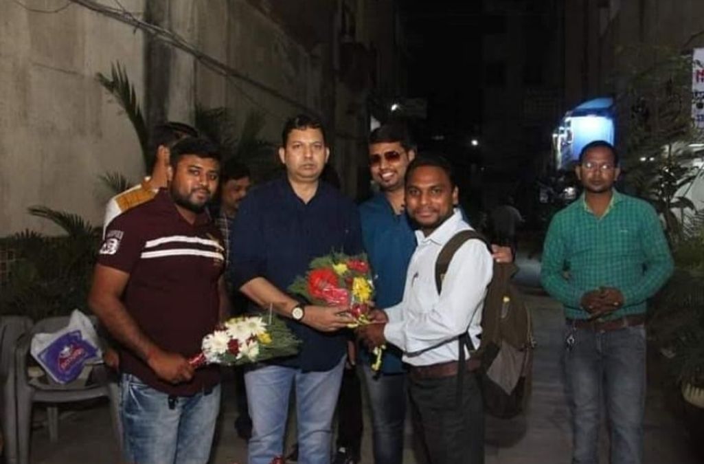 Vadodara BJP general secretary Sunil Solanki appeared at Sayajigunj ...