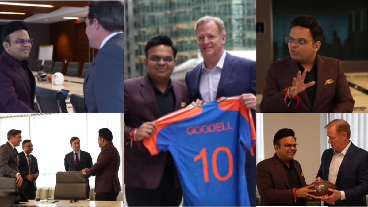VIDEO: जय शाह ने अमेरिका में NFL के कमिश्नर से की मुलाकात, गिफ्ट में दी ...