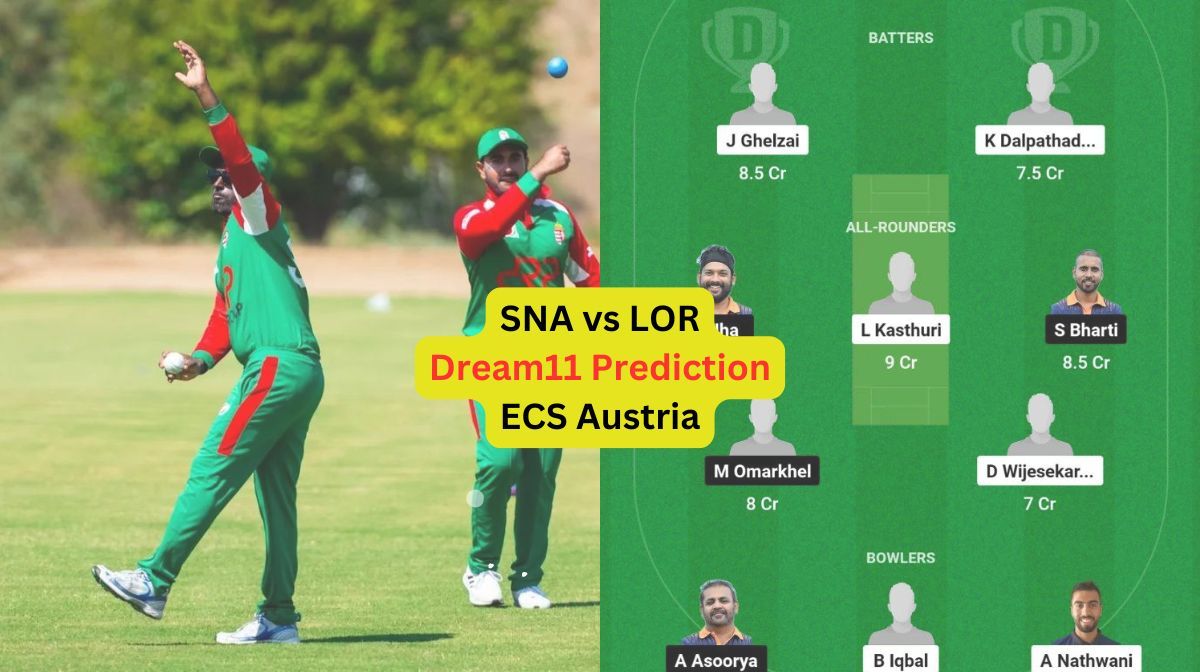SNA vs LOR Dream11 Prediction in Hindi, Match 31 प्लेइंग इलेवन, पिच ... SNA vs LOR Dream11 Prediction in Hindi, Match 31 प्लेइंग इलेवन, पिच ...