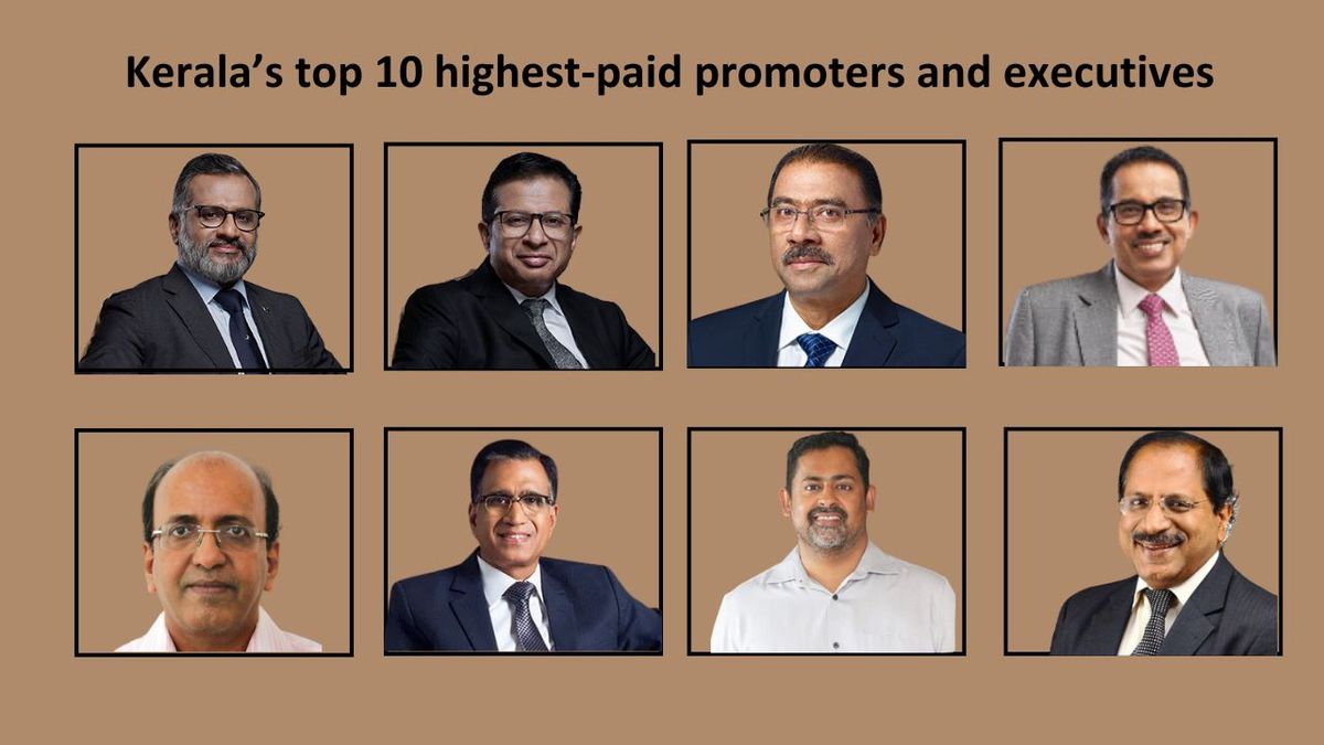 Kerala’s top 10 highest-paid promoters and executives revealed