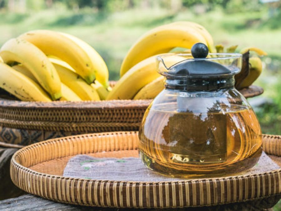 Health benefits of drinking banana tea