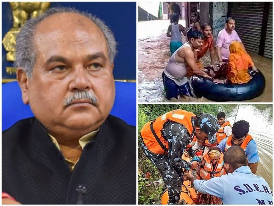 Union Minister Tomar faces angry mob in Sheopur of MP