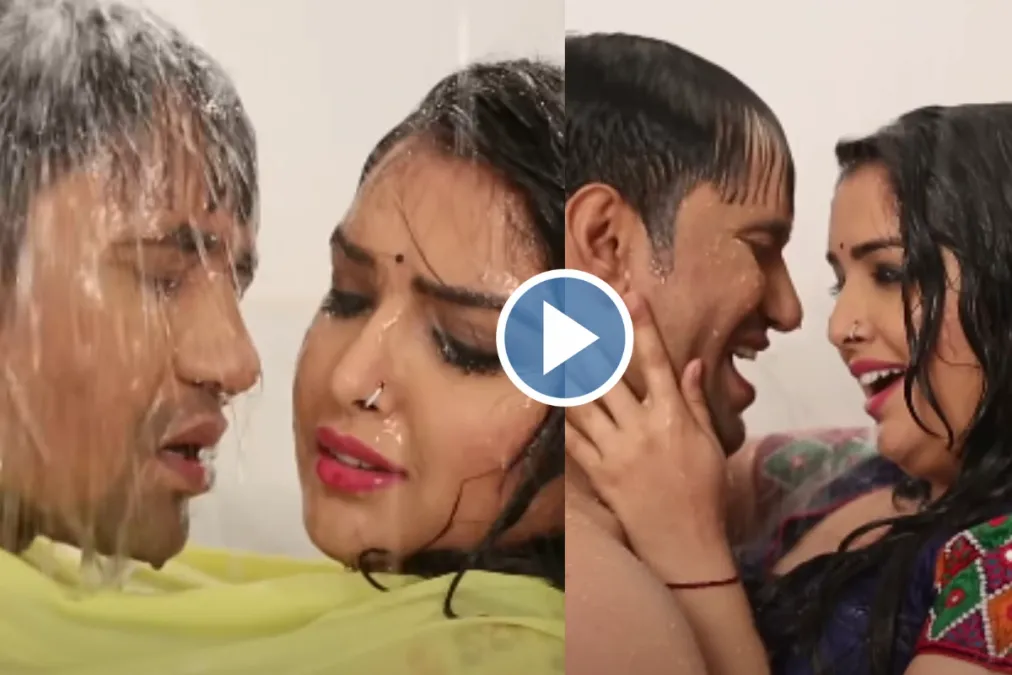 Nirahua and Amrapali dances in bathroom video goes viral, watch video