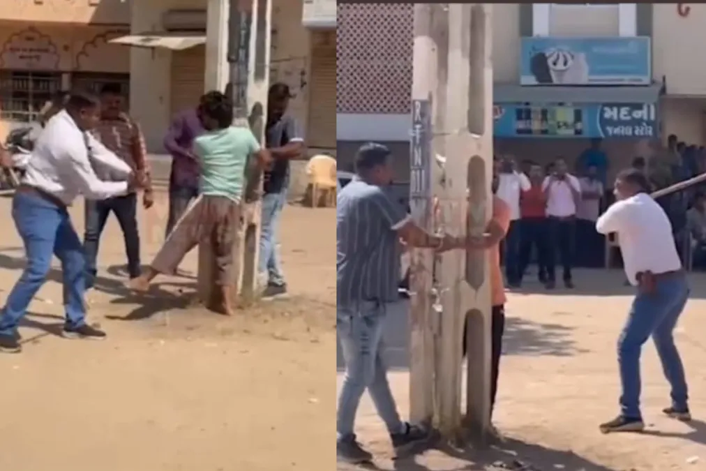 Gujarat: Police Takes to Public Flogging After Stone Pelting At A Garba ...