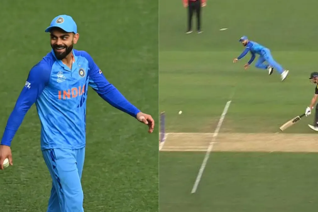 Virat Kohli: King Kohli's bullet-throw and one-hand catch near rope ...