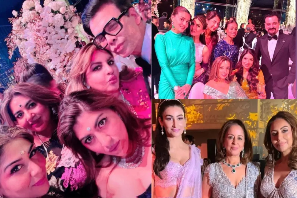 Gauri Khan and Karan Johar attend the Wedding Party of Ayesha Grover ...