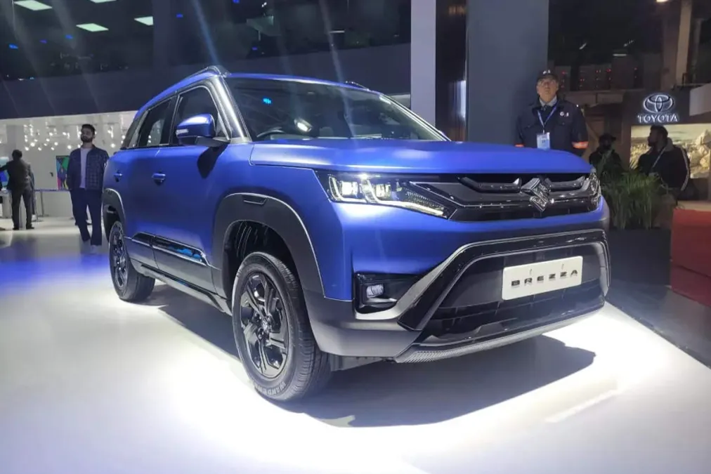 Maruti Suzuki Brezza CNG variant unveiled at the Auto Expo 2023 before ...
