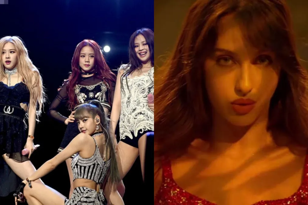 BLACKPINK: Groove on Nora Fatehi's 'Dilbar Dilbar' with Lisa, Jennie ...