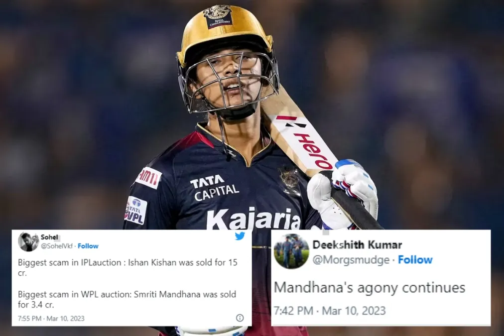 RCB vs UPW WPL 2023: "Scam!" Captain Smriti Mandhana BRUTALLY trolled ...