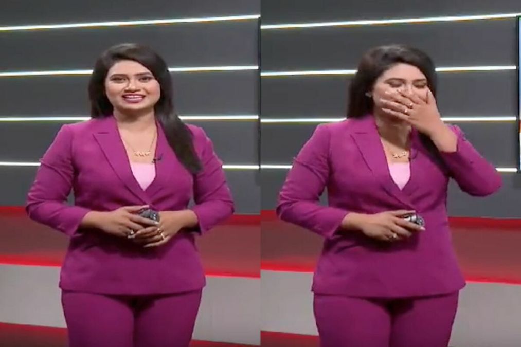 Bihar News: Bizzare! News Anchor Laughs while speaking on Bagmati River Floods, Gets slammed by ...