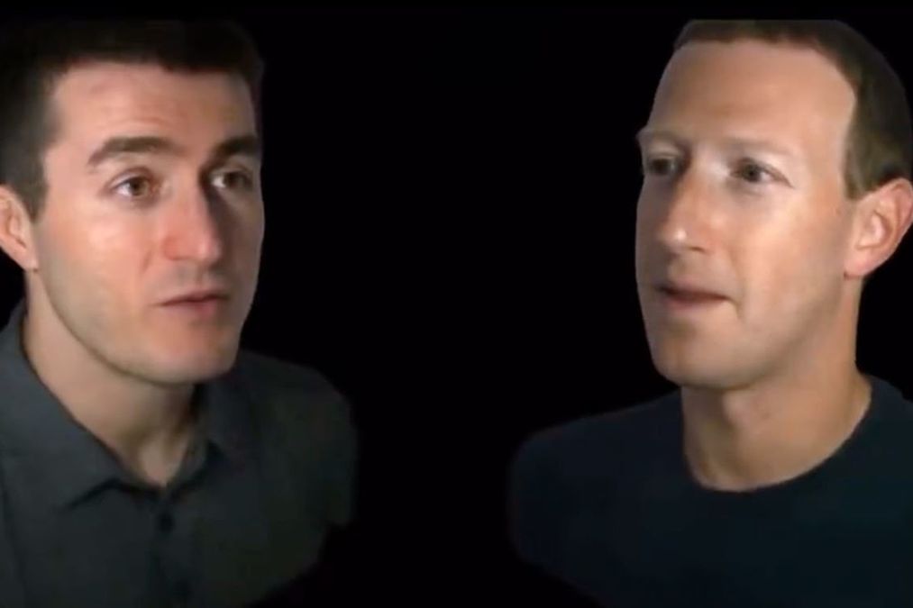 Mark Zuckerberg's photorealistic avatar interviewed by Lex Fridman in ...