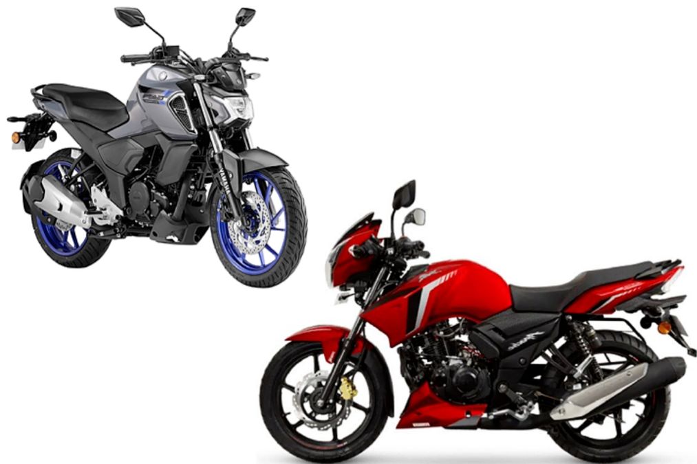 Yamaha FZS Fi V4 vs TVS Apache RTR 160: Two stylish bikes with ABS ...