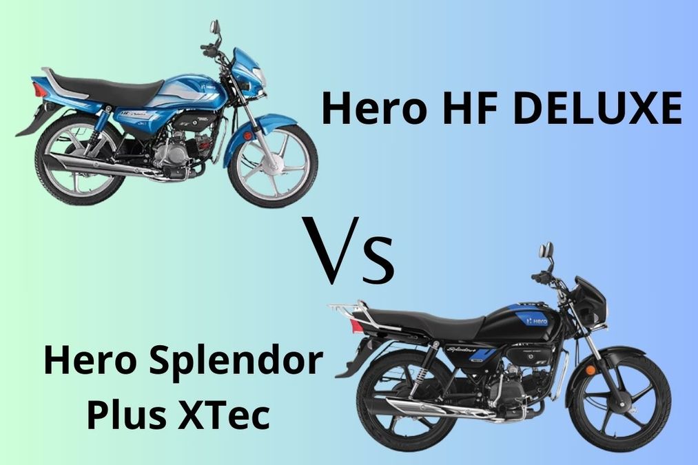 Hero Splendor Plus XTec Vs Hero HF Deluxe: Two Affordable And Cheapest ...