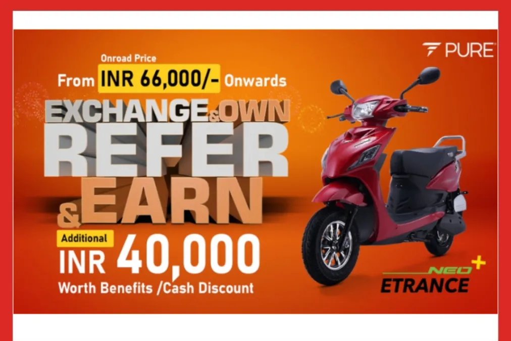 PURE EV offers amazing promotions on electric scooters this Diwali season, Do Read