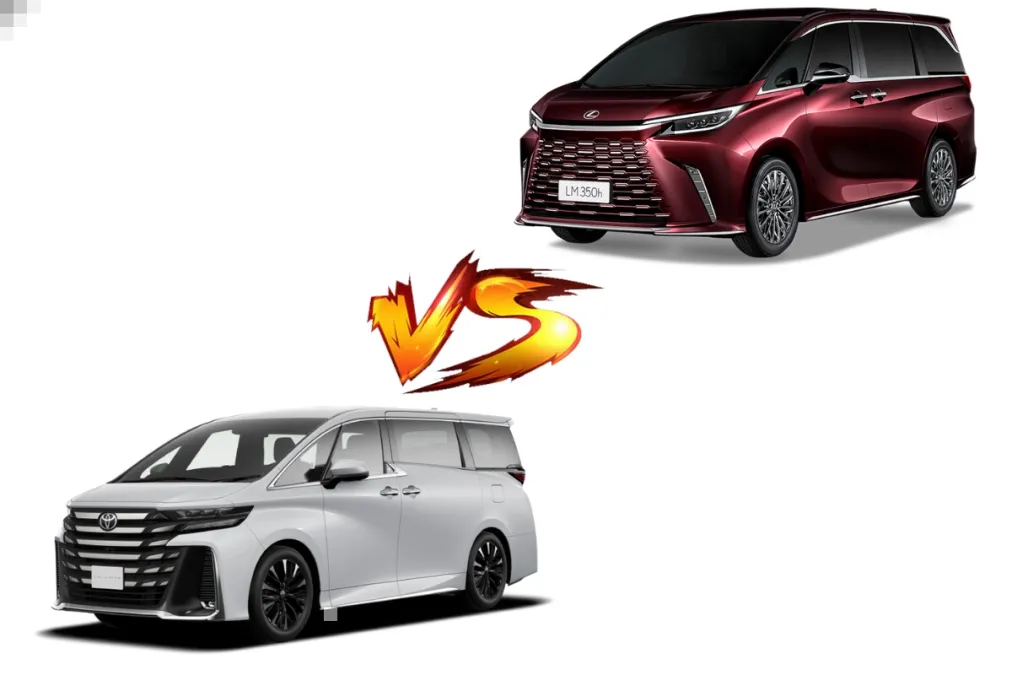 Lexus LM 350h vs Toyota Vellfire: Two luxury cars compared head to head ...