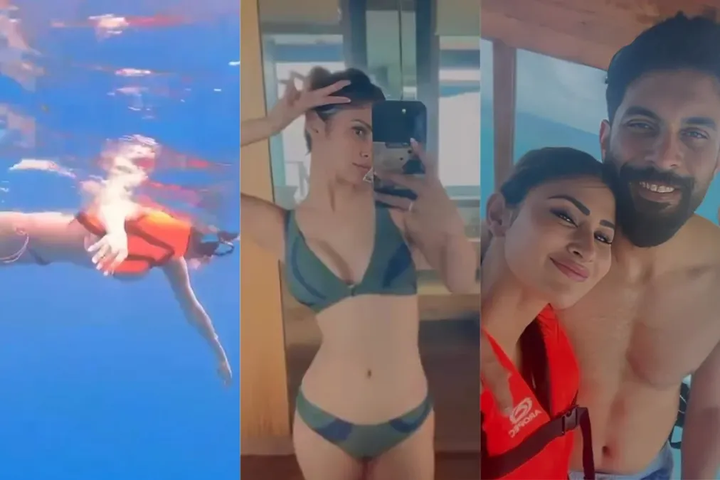 Mouni Roy Shares Glimpse of her Birthday Trip to Maldives, Sizzles in Hot Bikini, Swims ...