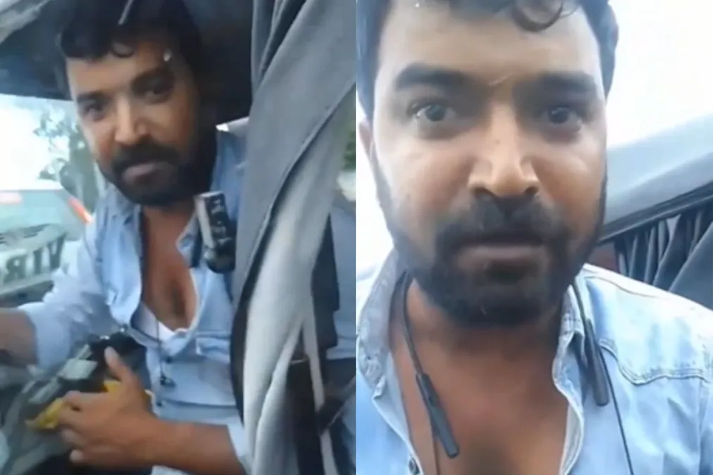Shocking Road Rage in Pune! Auto-Rickshaw Driver Attacks Car, Threatens ...
