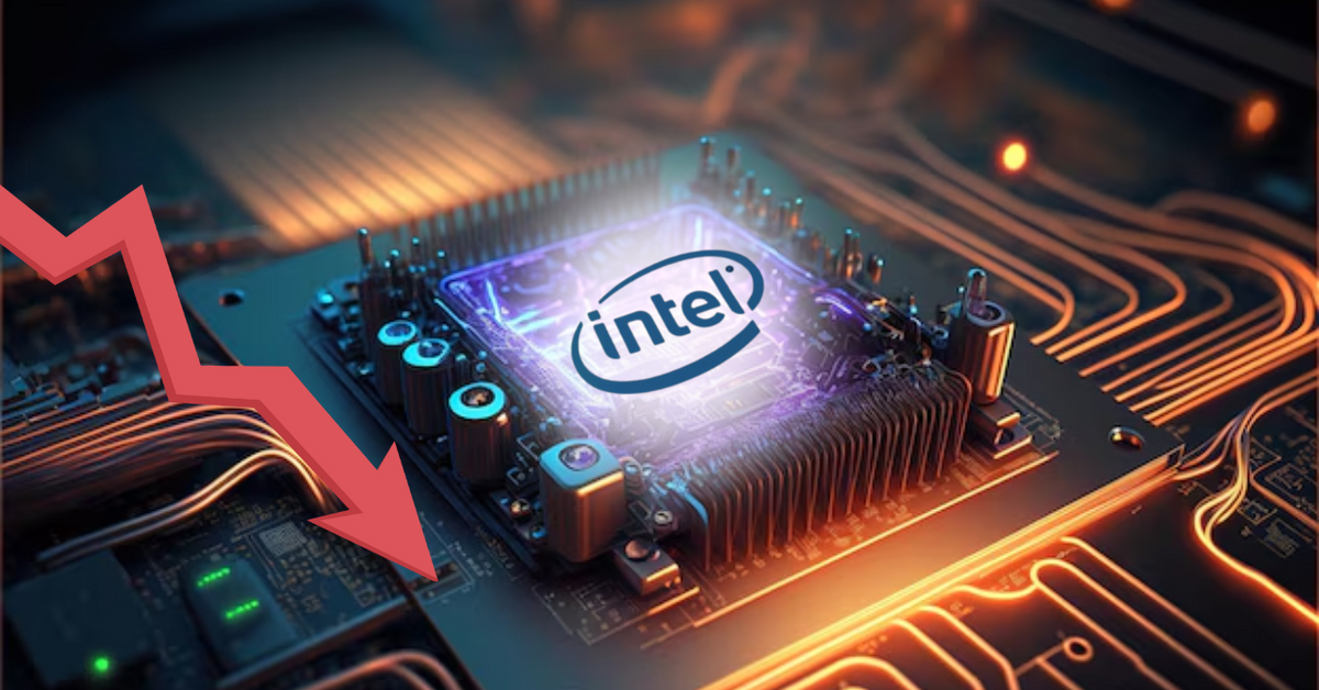 Why is Intel facing a downfall in the semiconductor sector?