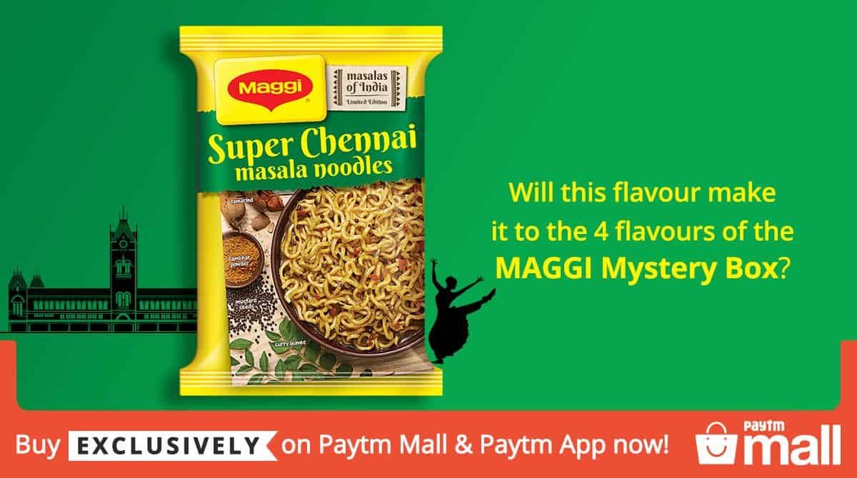 Paytm Mall sells 150,000 packets for Nestle Maggi Masalas of India in 2 ...