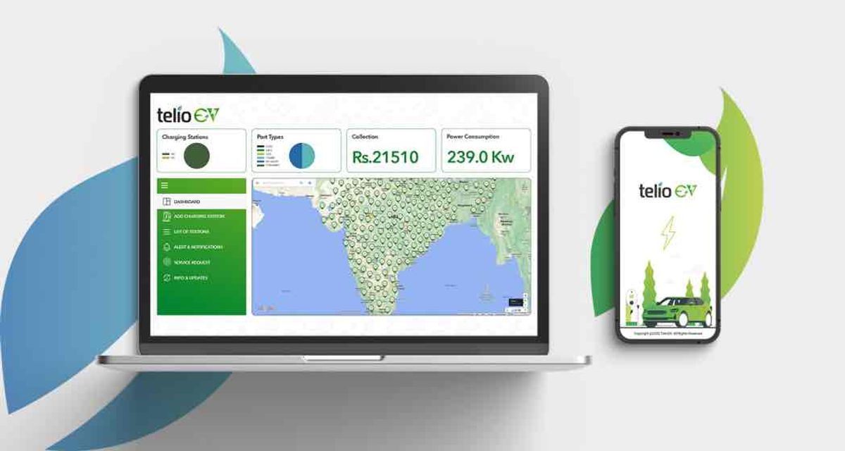 EV charging provider TelioEV develops a Mobile App for EV users