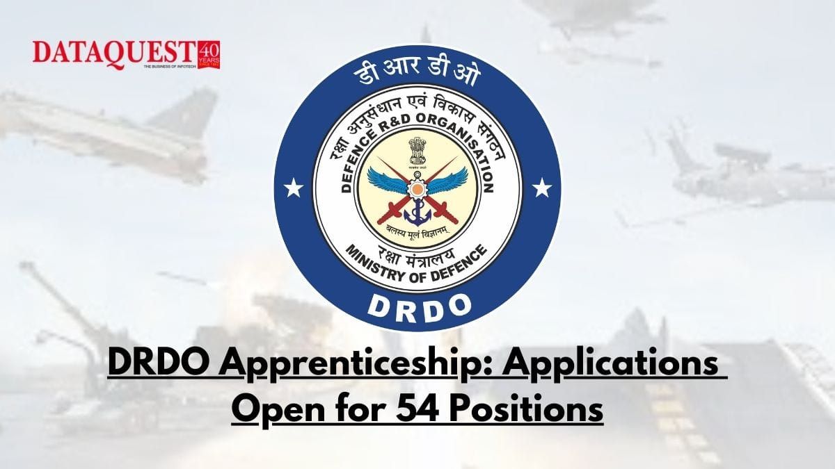 DRDO Apprenticeship: Applications Open for 54 Positions