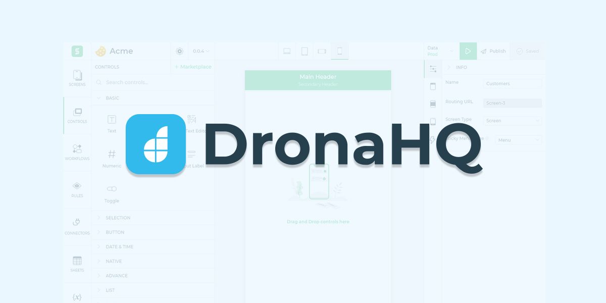 DronaHQ simplifies building internal tools for companies