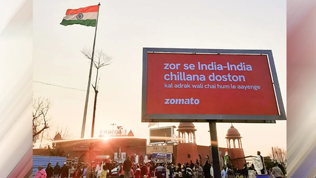 Zomato strikes the patriotic chord perfectly in its recent billboard at ...