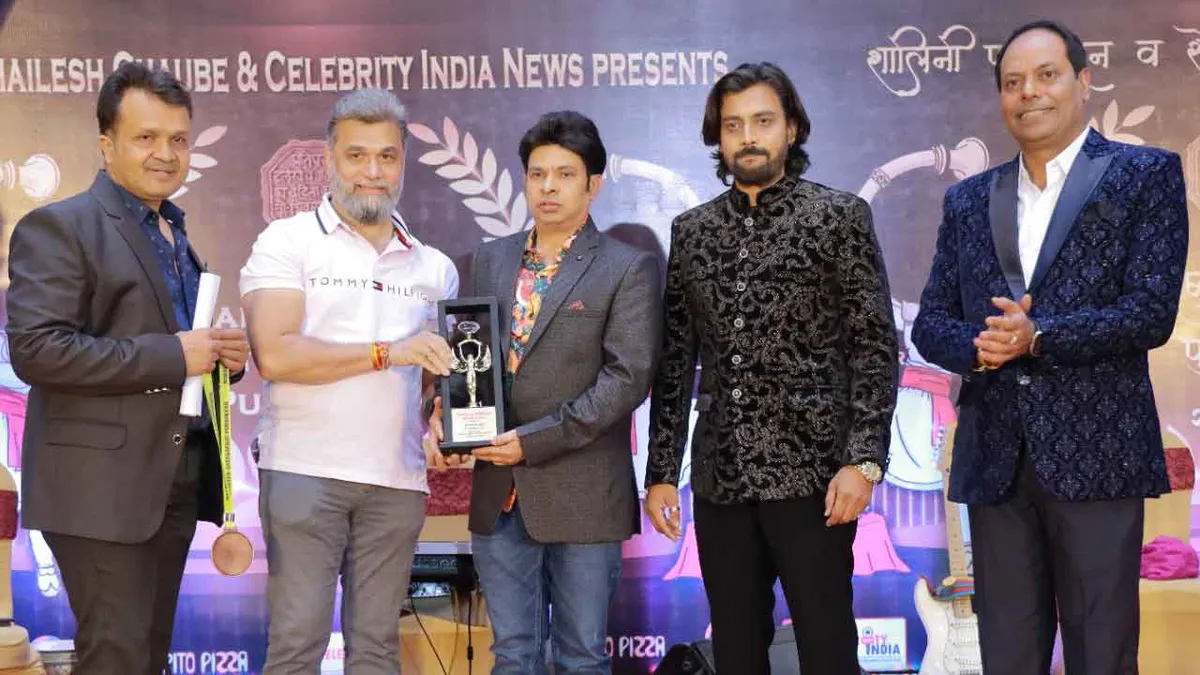 Producer & Actor Shantanu Bhamare Awarded as Best Producer & Actor in ...