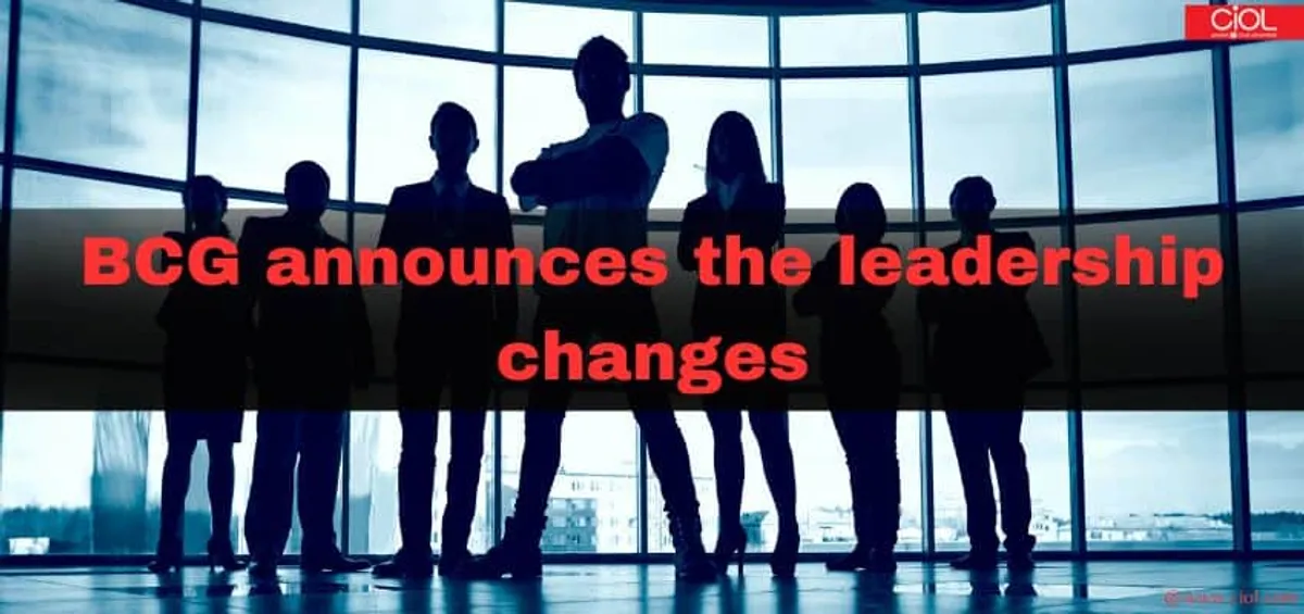 Boston Consulting Group announces the leadership changes