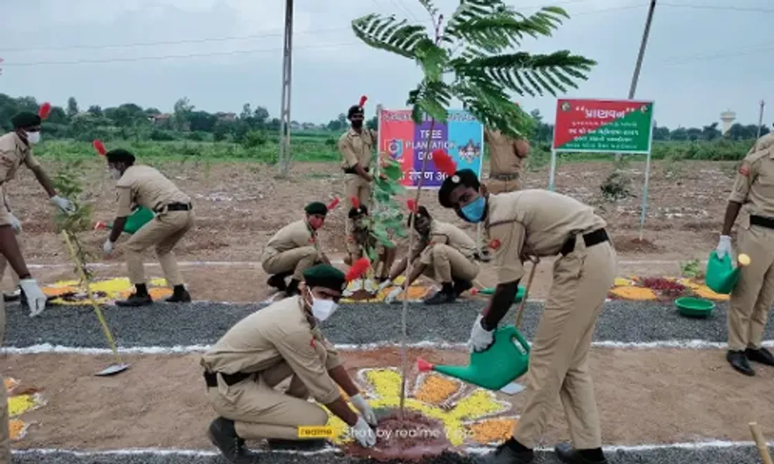Gujarat NCC Directorate has undertaken 'NCC Vriksha Ropan Abhiyan' from ...