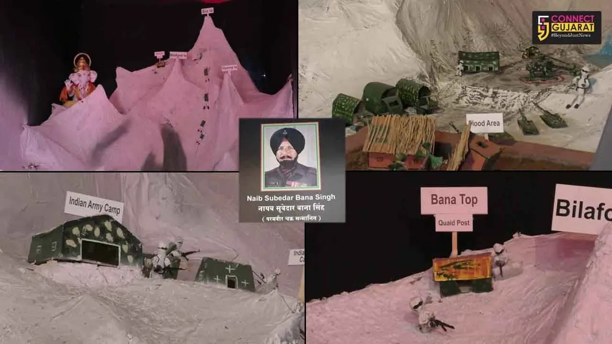 Yuvak Mandal in Vadodara displays live decoration of Indian Army ...