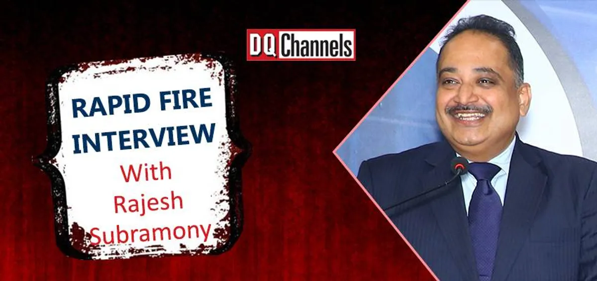 Rapid Fire Interview with Rajesh Subramony, Managing Director, India at ...
