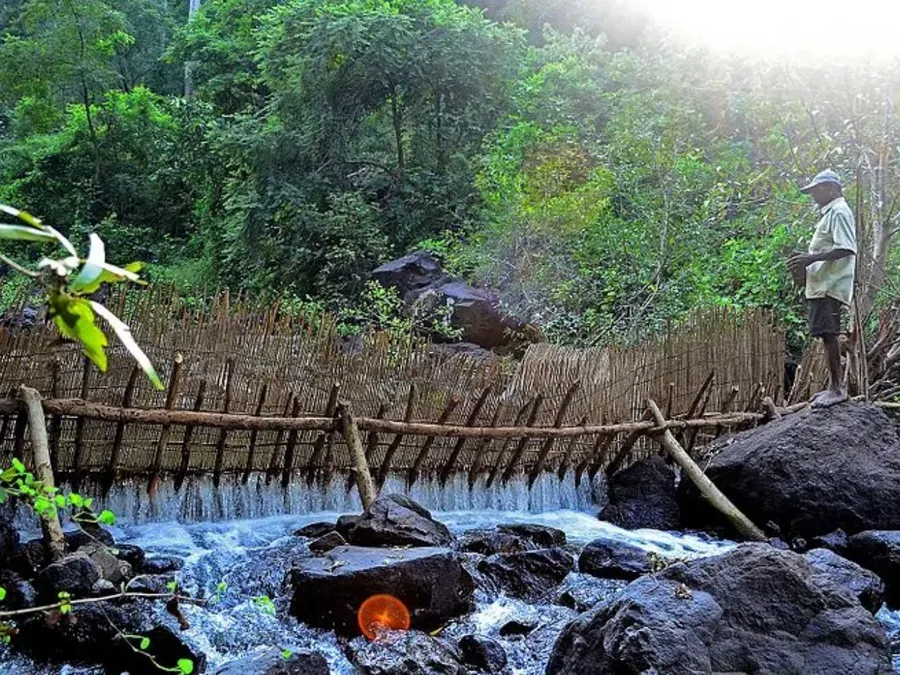 The revival of traditional water conservation systems in India, such as ...