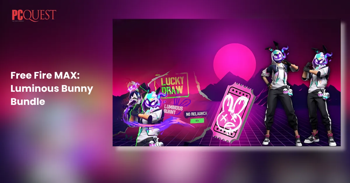 Free Fire MAX Update-Get Luminous Bunny Bundle in the Lucky Draw Event