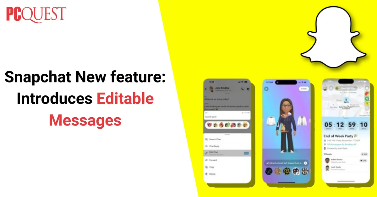 Snapchat New Feature: Introduces Editable Messages