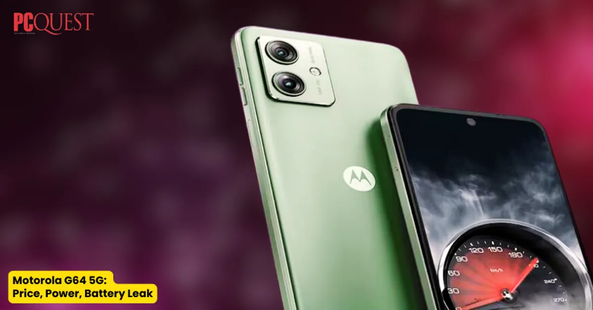 Moto G64 5G Price, Big Battery & Dimensity Power Leak