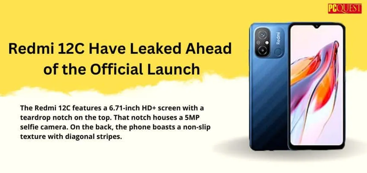 Real-Life Images of the Redmi 12C Have Leaked Ahead of the Official Launch