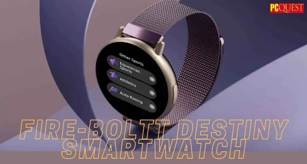 Fire-Boltt Destiny Smartwatch with Bluetooth Calling Launched in India ...